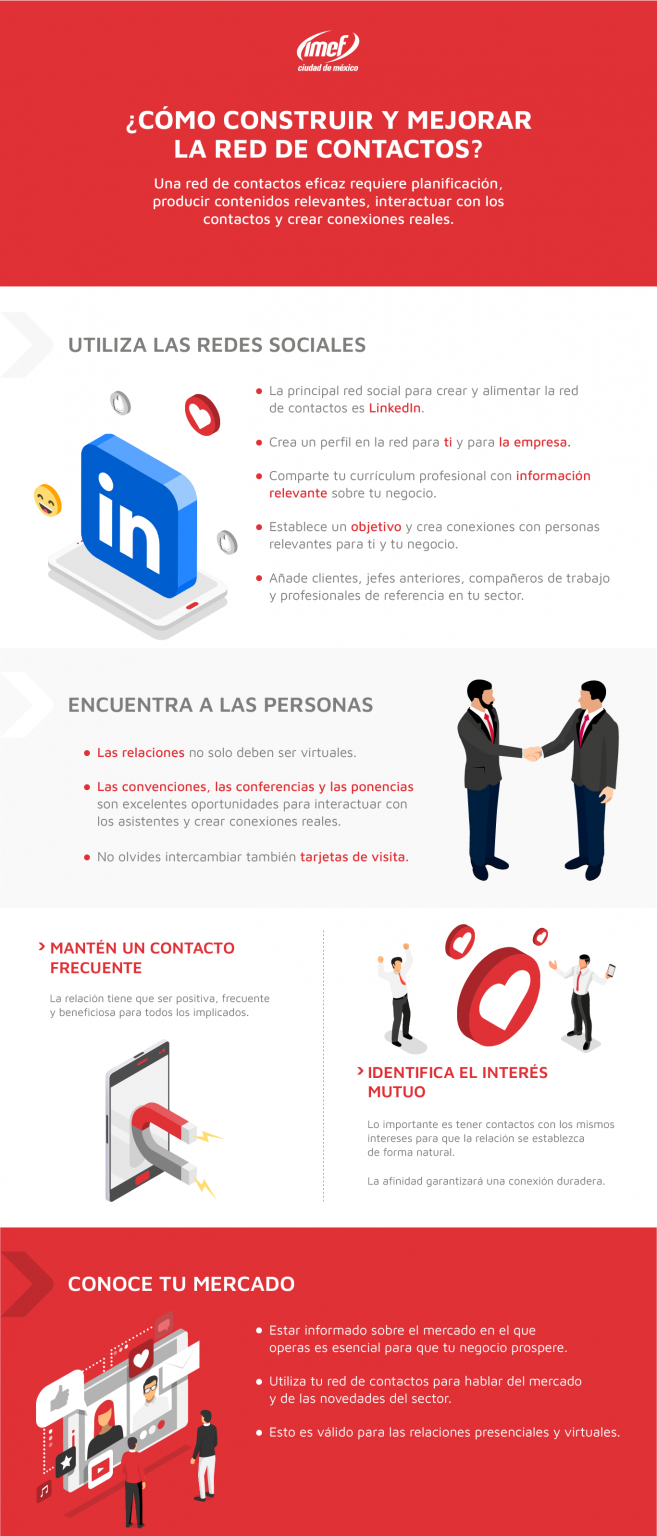 Esta es la mejor manera para hacer networking empresarial - IMEF CDMX